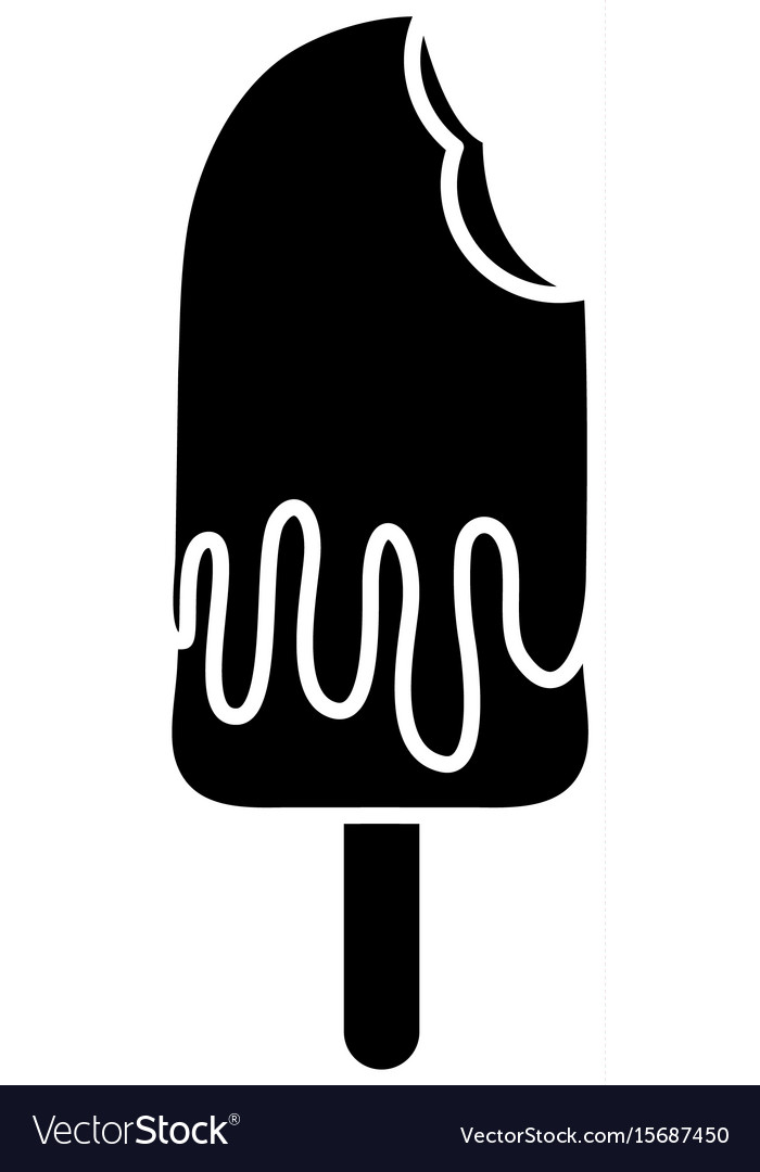 Ice cream bar icon Royalty Free Vector Image - VectorStock