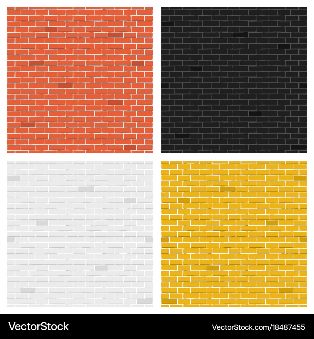 Creative of color brick Royalty Free Vector Image