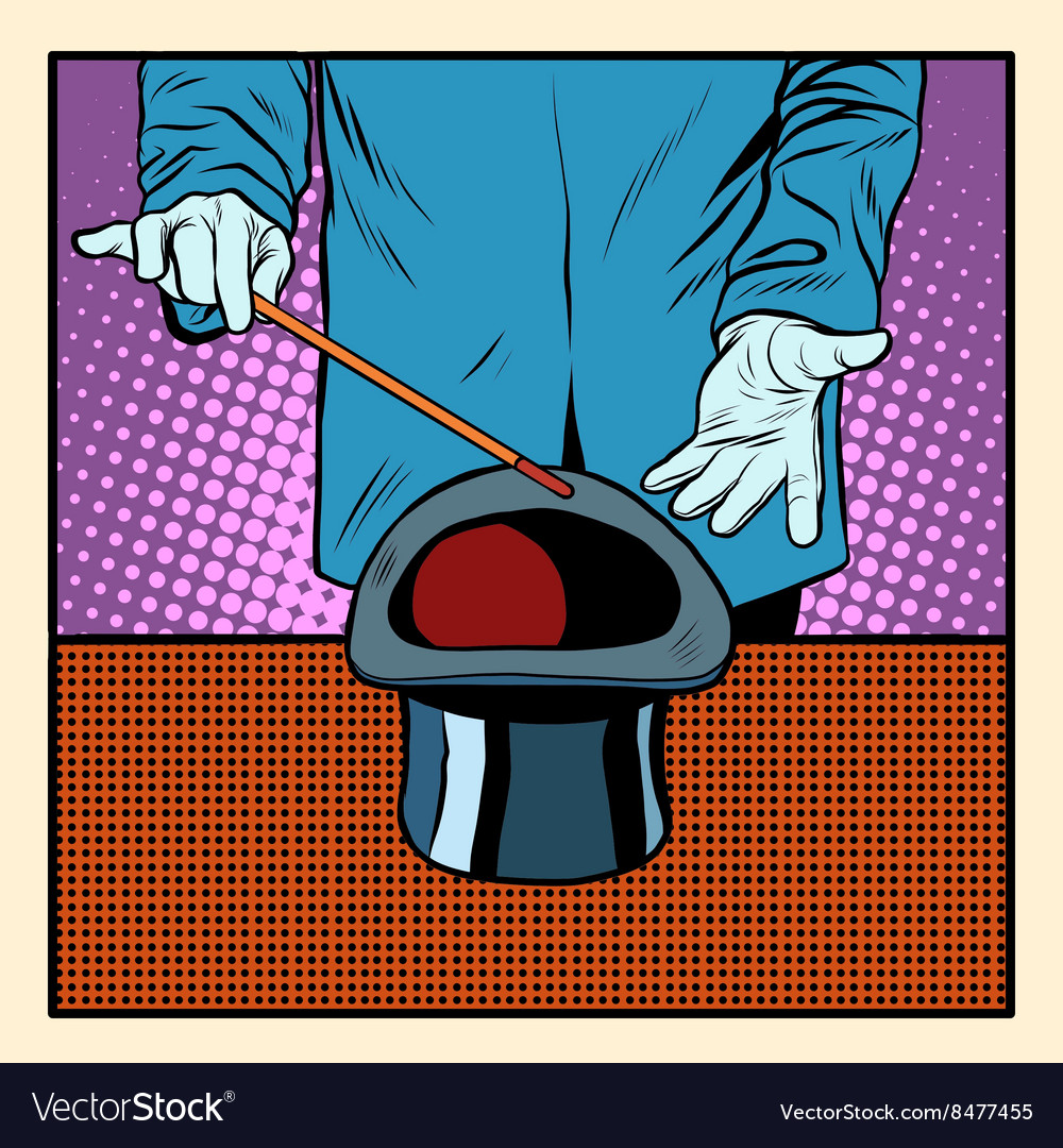 Magic hat Royalty Free Vector Image - VectorStock