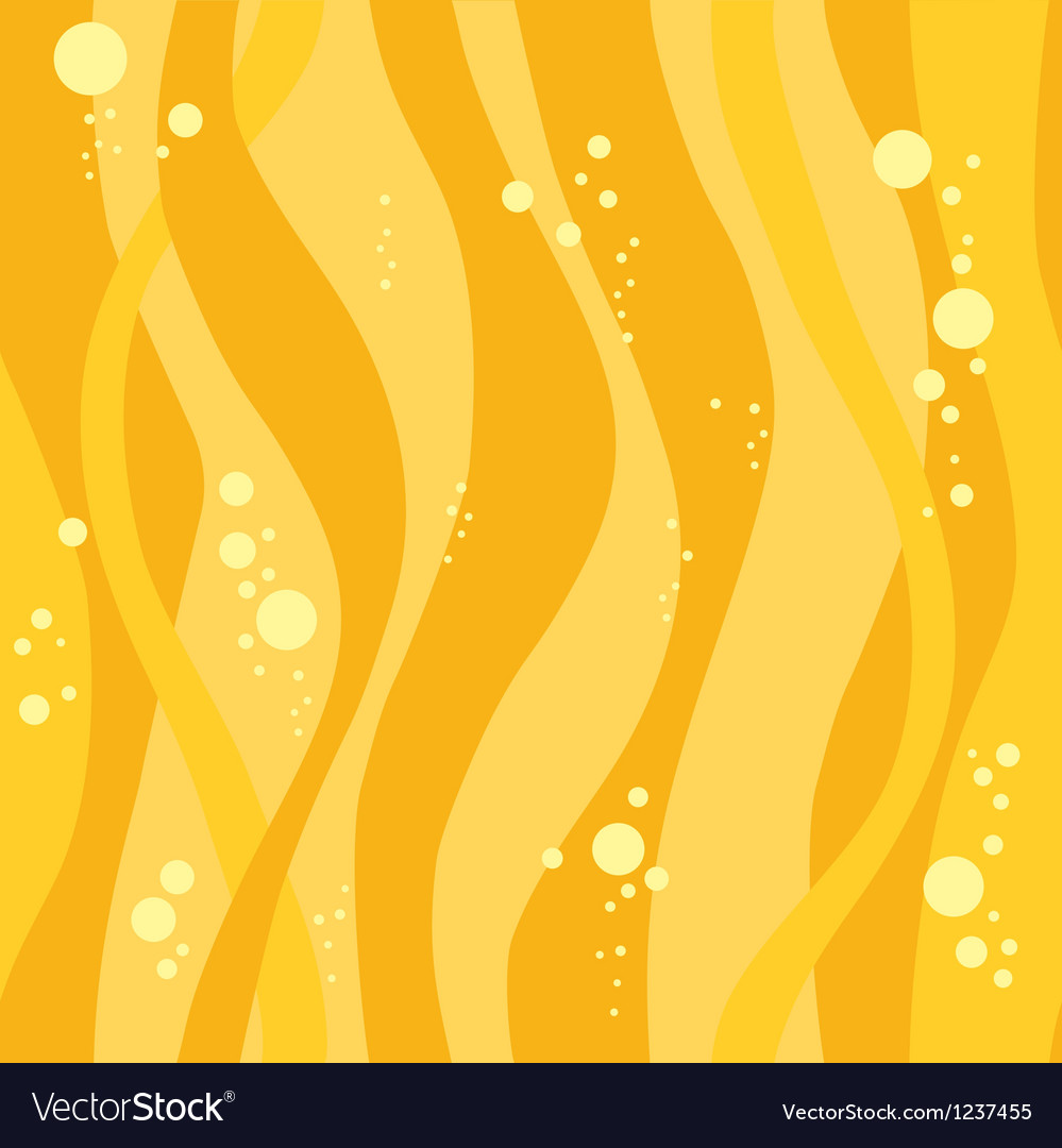 Seamless waves background yellow Royalty Free Vector Image