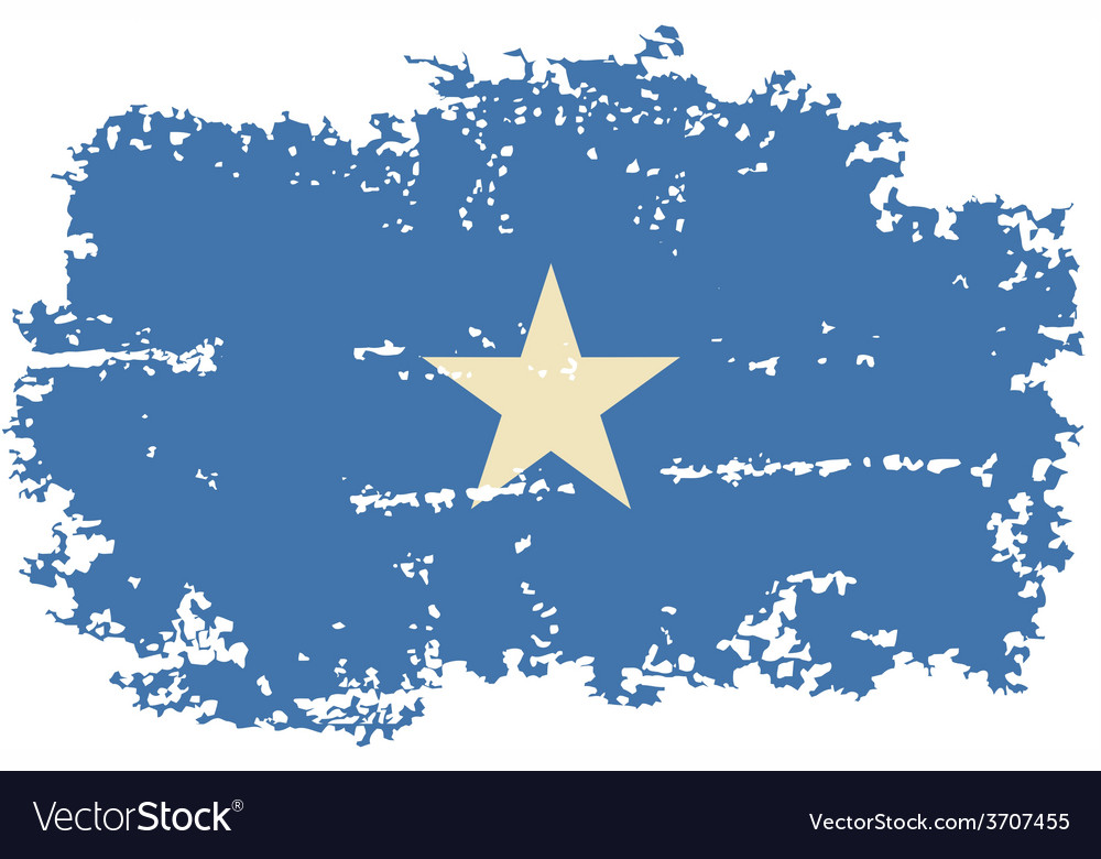 Somalia grunge flag Royalty Free Vector Image - VectorStock
