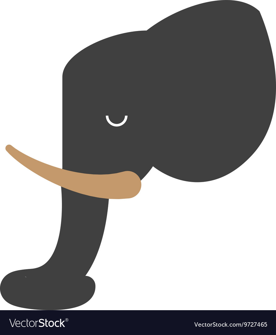 Elephant icon animal design graphic Royalty Free Vector