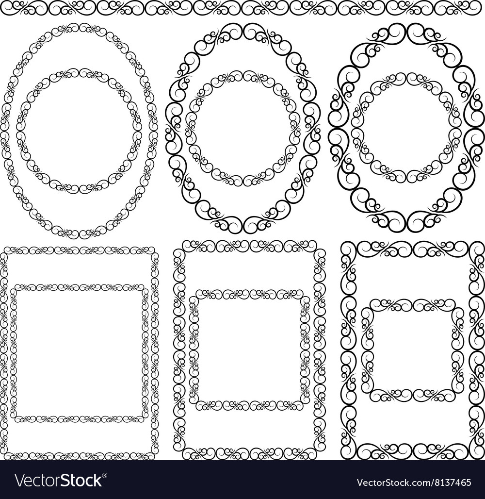 Frames Royalty Free Vector Image - VectorStock