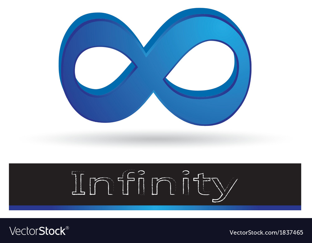 Infinity logo Royalty Free Vector Image - VectorStock