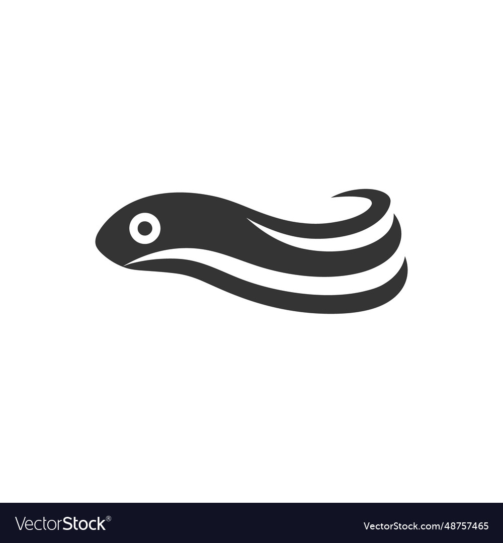 Ribbon eel icon Royalty Free Vector Image - VectorStock