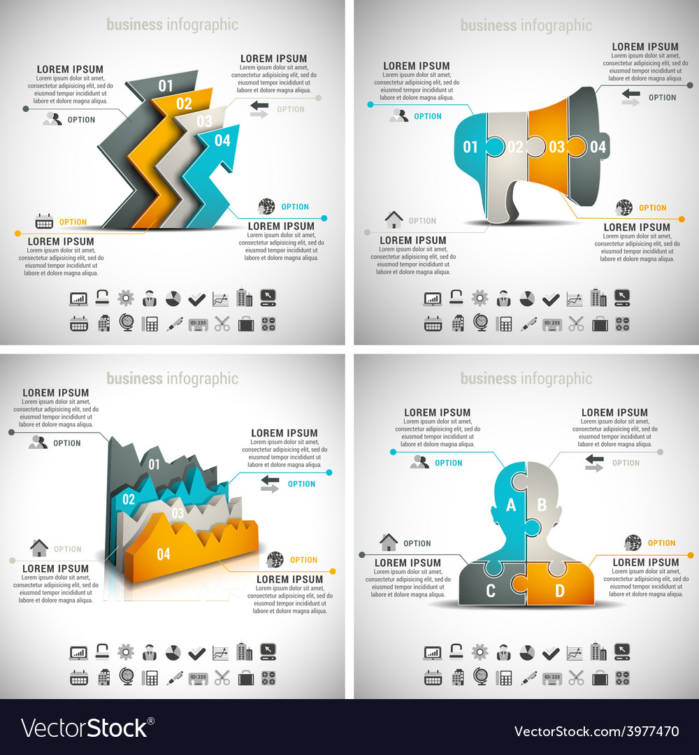 Infographic Royalty Free Vector Image - VectorStock