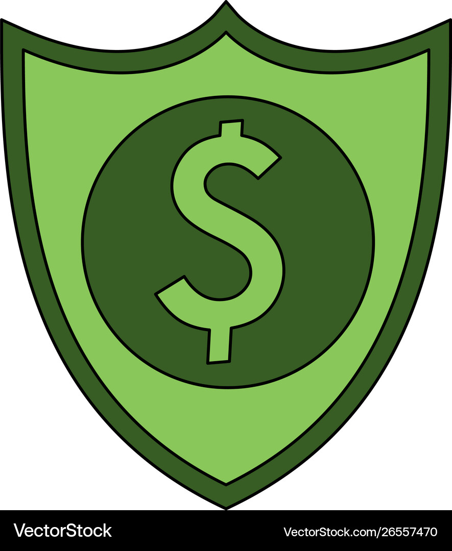 Insurance protection risk security cartoon Vector Image