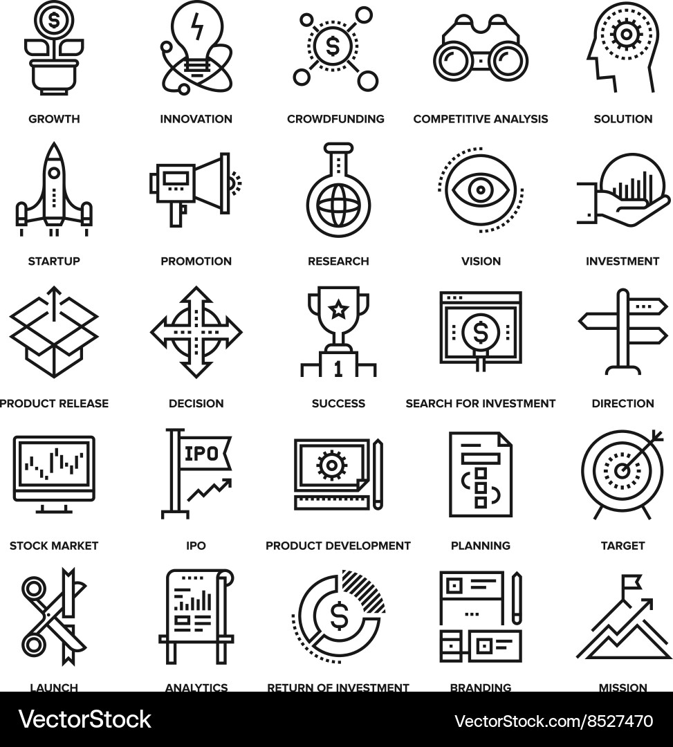 Startup and new business Royalty Free Vector Image