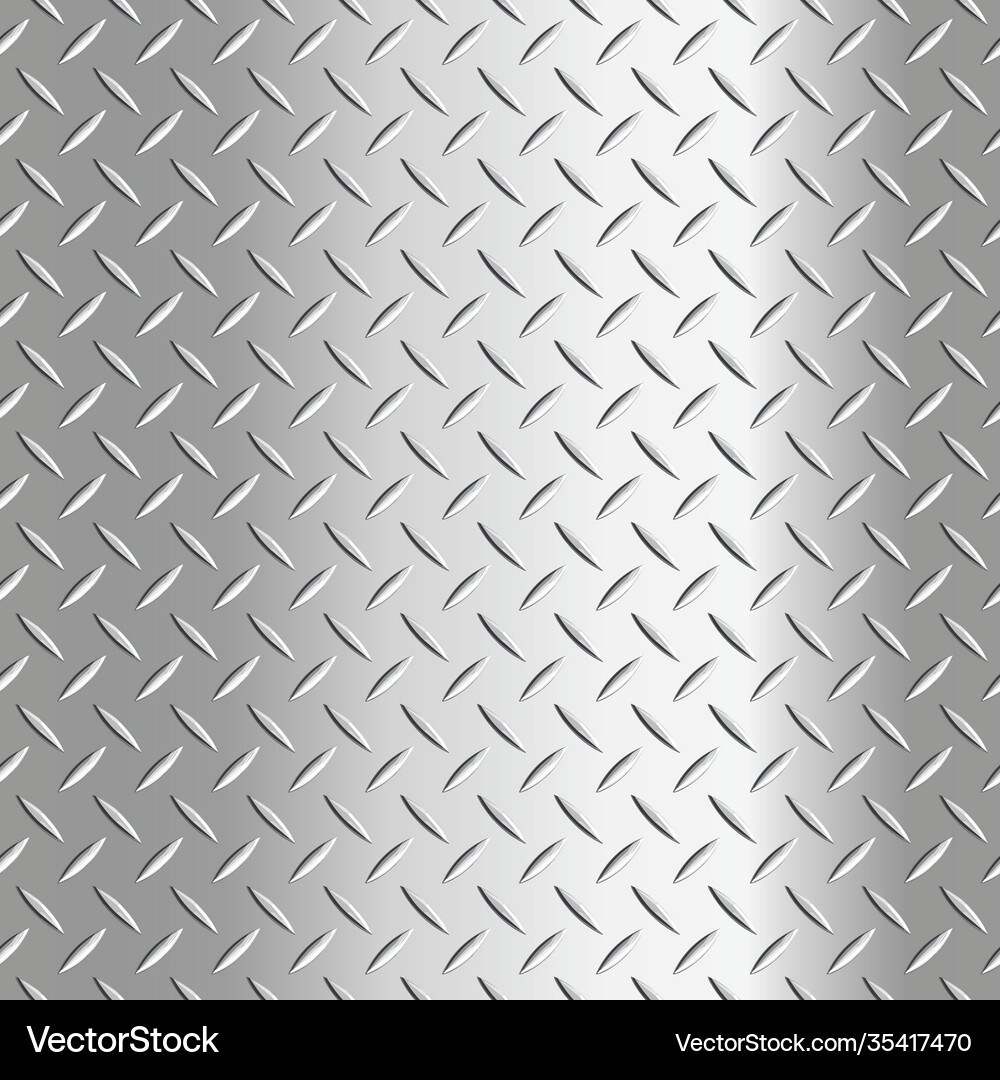 Steel Diamond Plate Flooring Pattern Royalty Free Vector