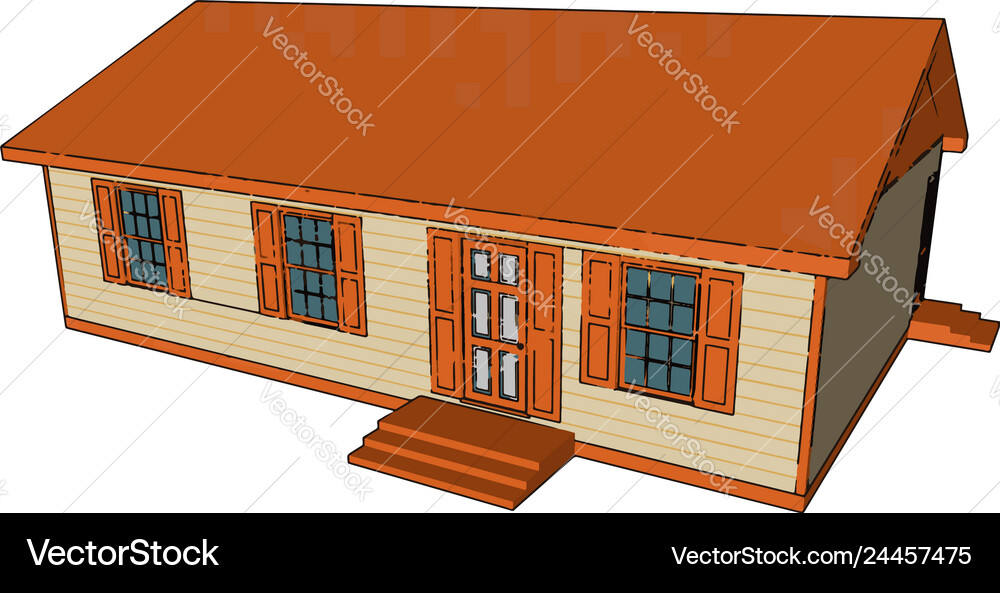 Additional source of income house or color Vector Image
