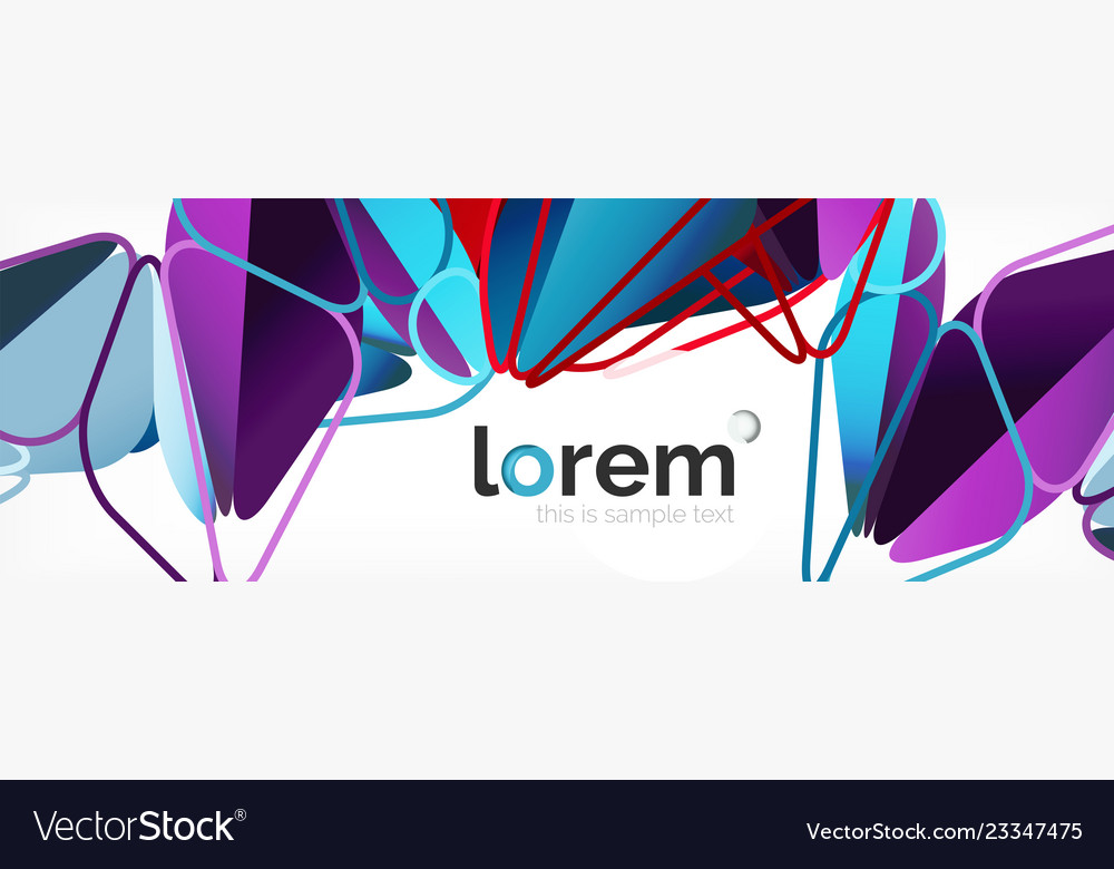 Colorful Geometric Triangle Background Royalty Free Vector