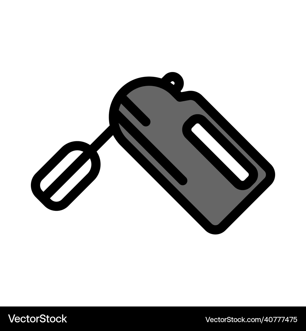 Graphic of mixer icon Royalty Free Vector Image