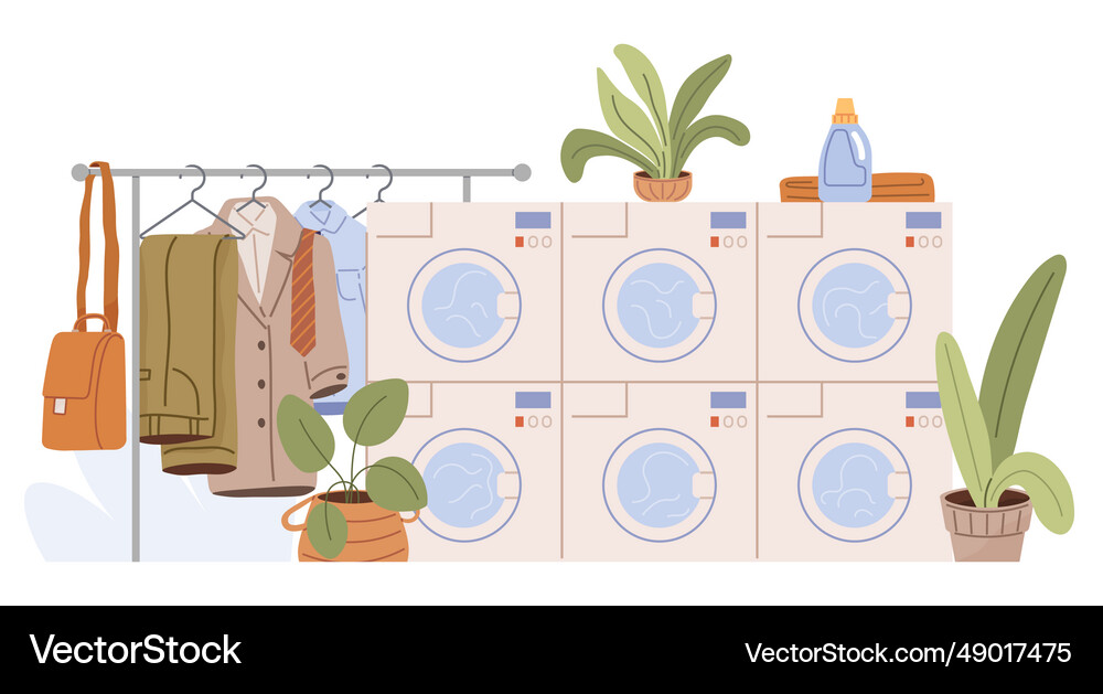 Laundry enjoyable music make laundry more Vector Image