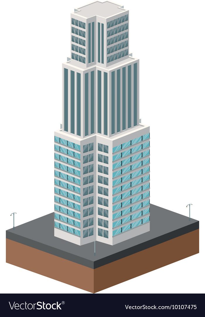 Tall building icon Royalty Free Vector Image - VectorStock