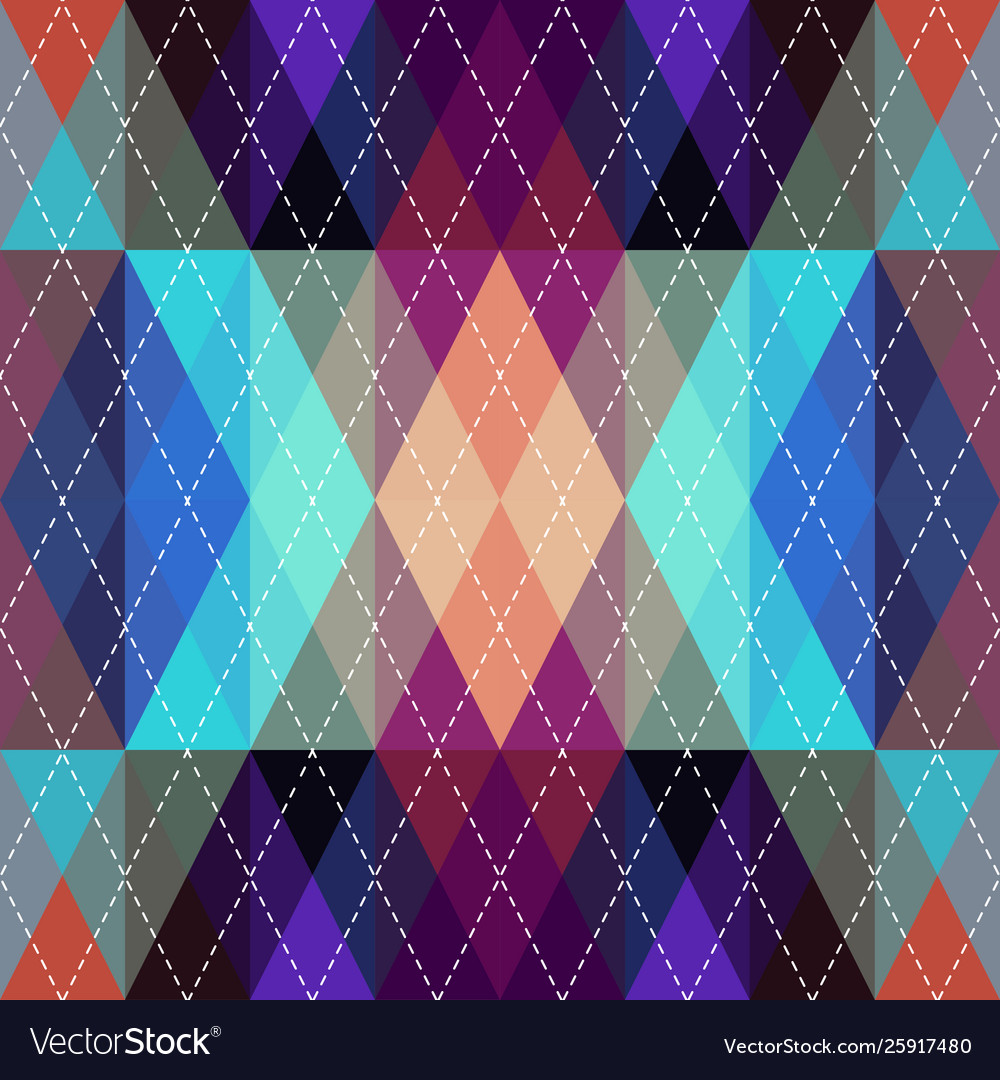 Argyle seamless pattern background Royalty Free Vector Image