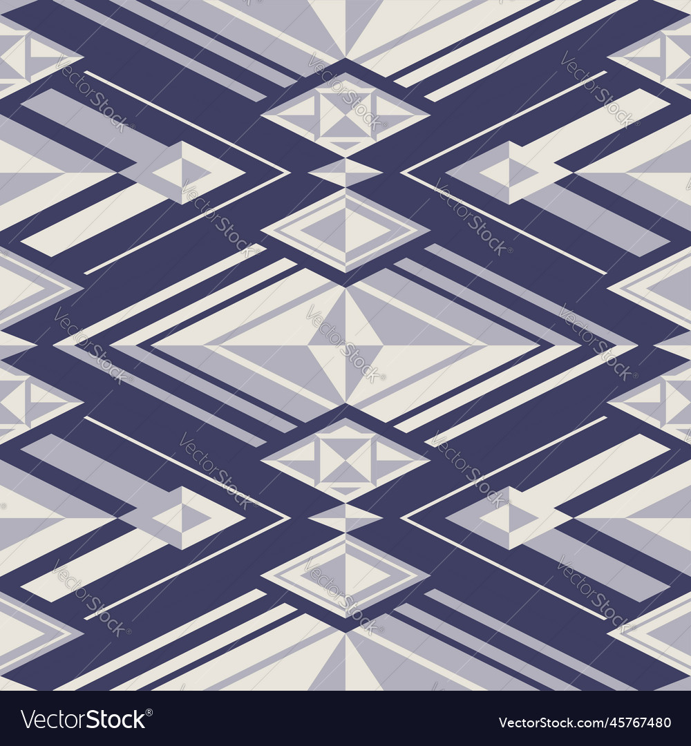 Geometric Flat Seamless Pattern Royalty Free Vector Image