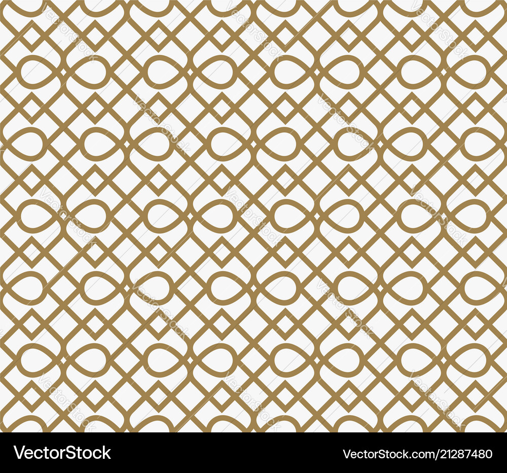Modern luxury geometrical ornaments with lines Vector Image