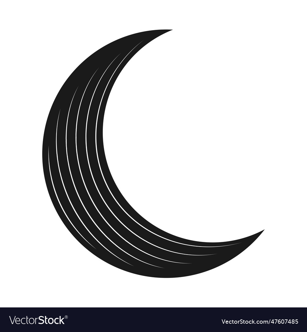 Moon icon Royalty Free Vector Image - VectorStock