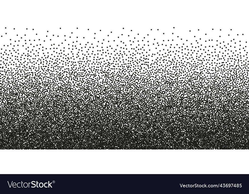 Stipple pattern dotted geometric background Vector Image