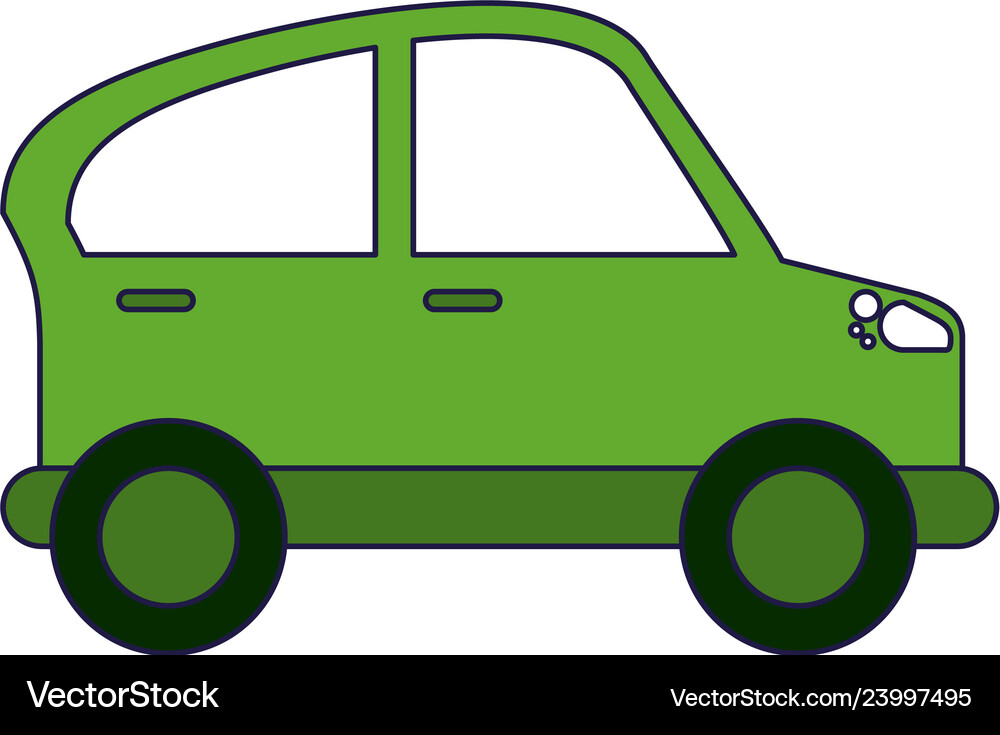 Car vehicle symbol isolated Royalty Free Vector Image