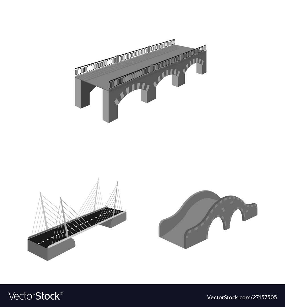 Design Connection And Crossing Icon Set Royalty Free Vector