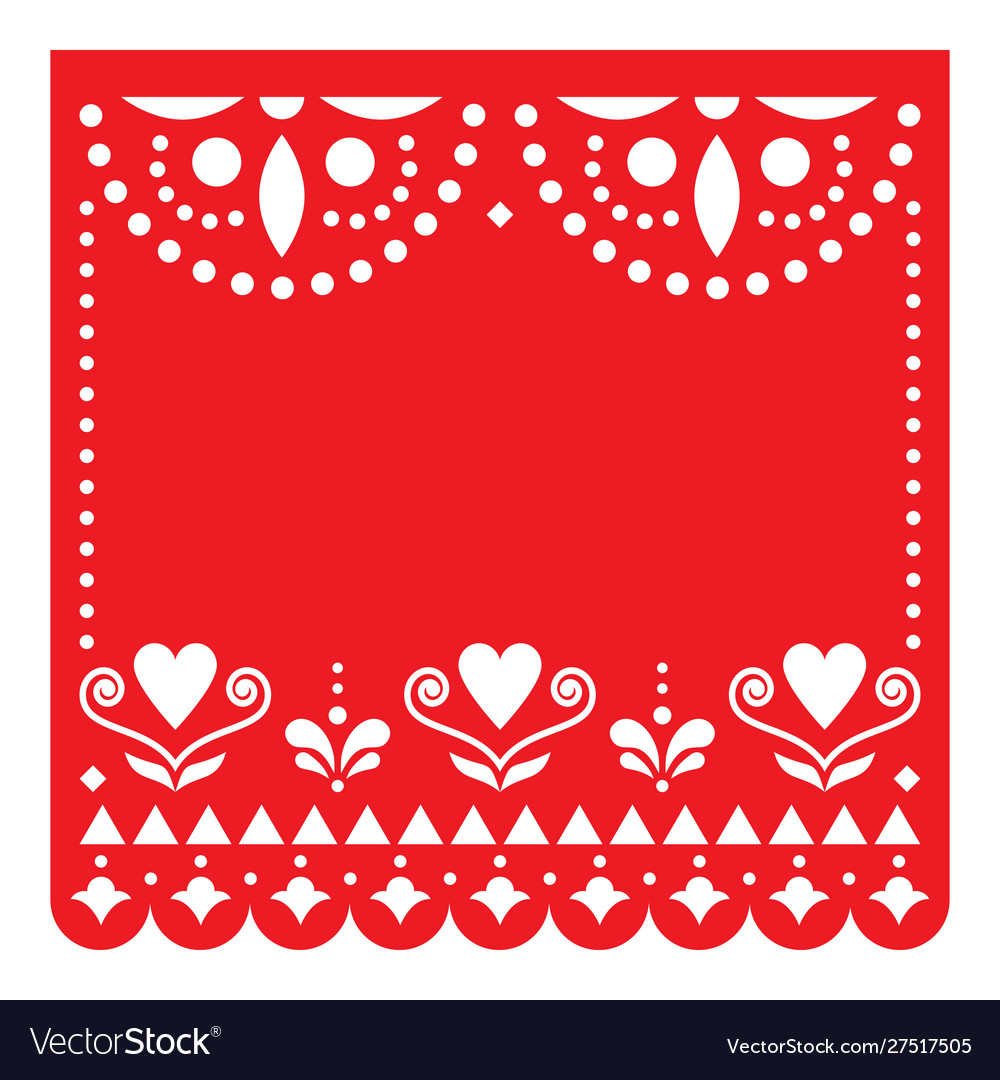 Template Papel Picado