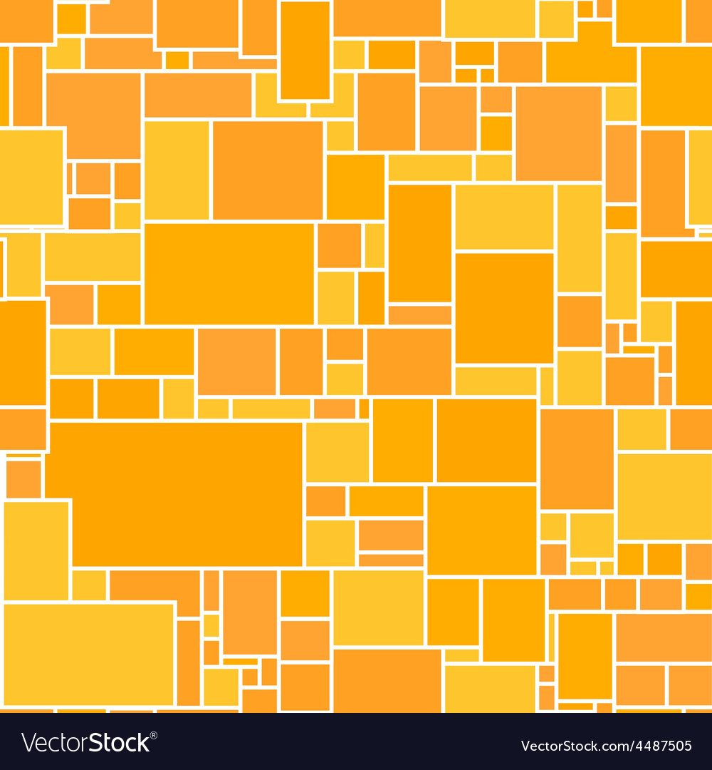 Seamless orange rectangular structured Royalty Free Vector