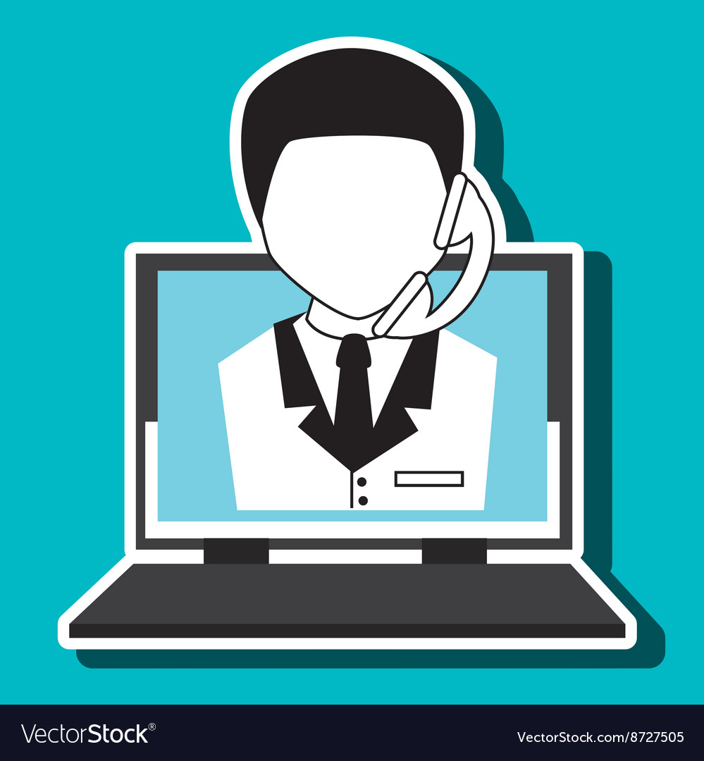 Technical support design Royalty Free Vector Image