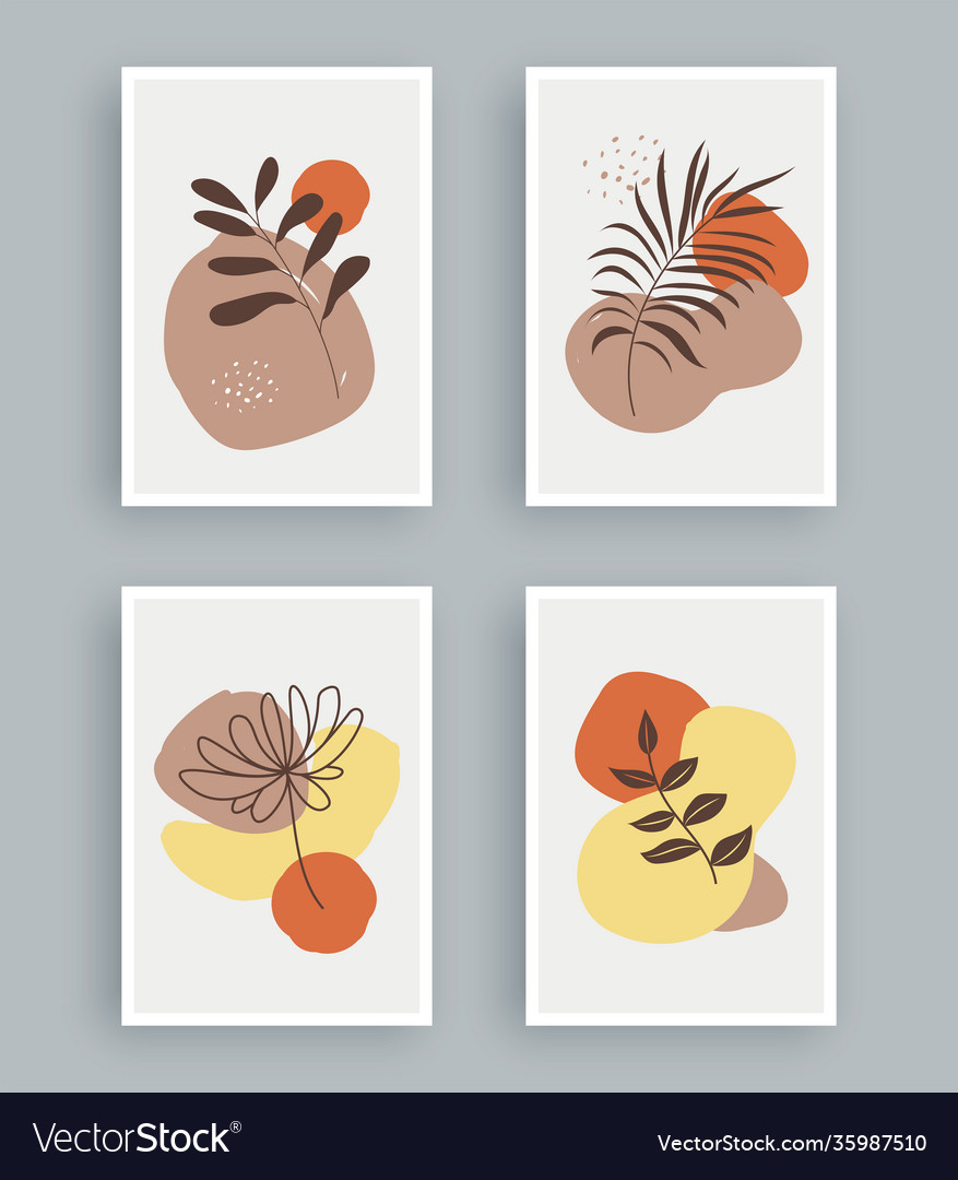 Abstract art painting with pastel colors Vector Image