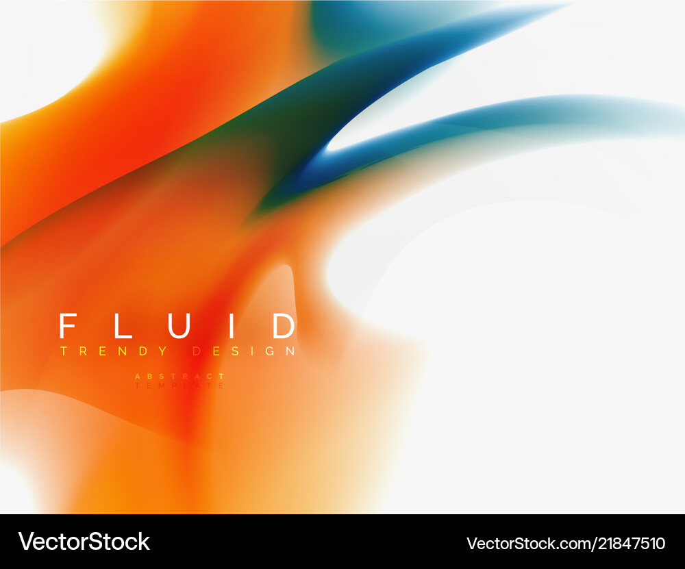Background abstract color flow liquid design Vector Image