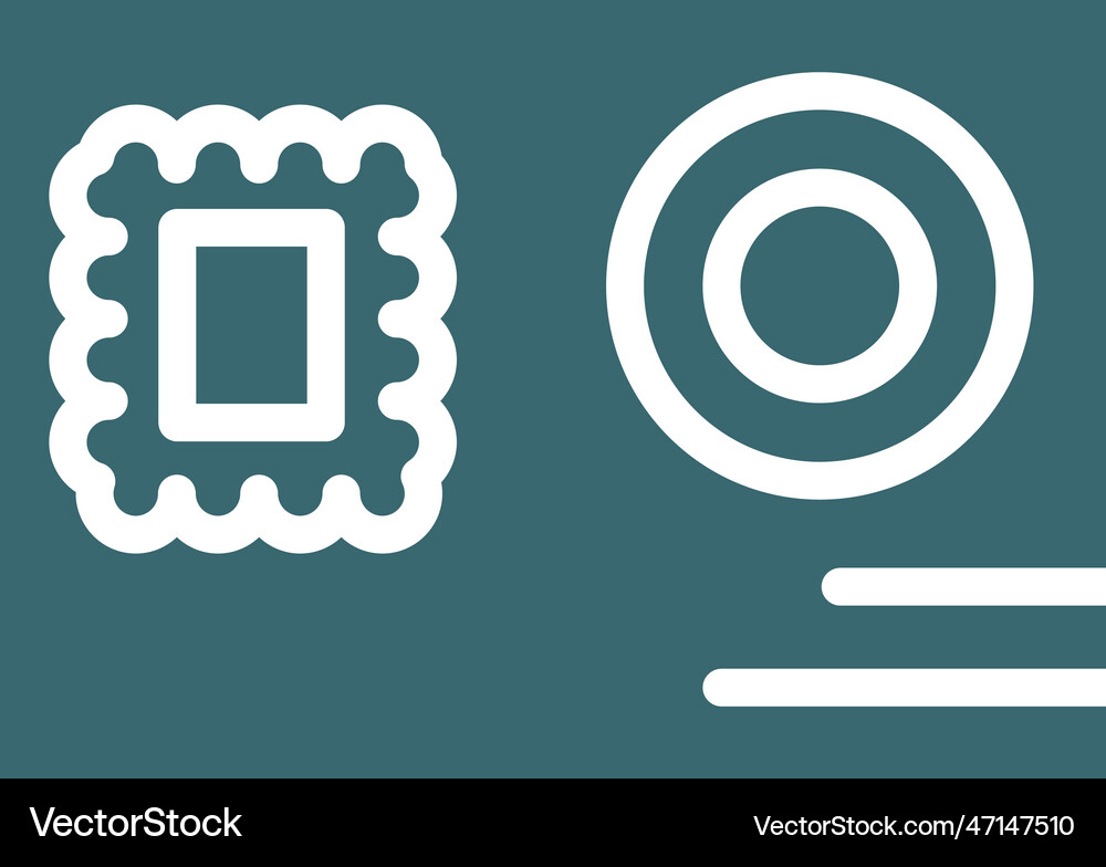 Letter with stamp icon filled with stamp Vector Image