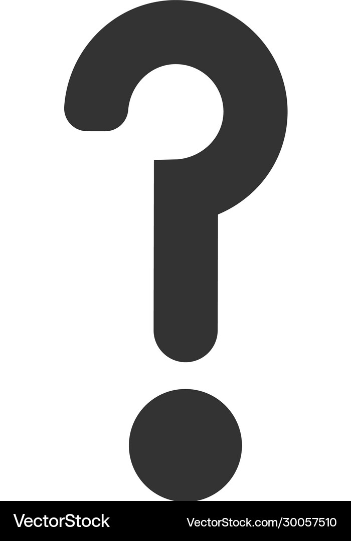 Question support icon Royalty Free Vector Image