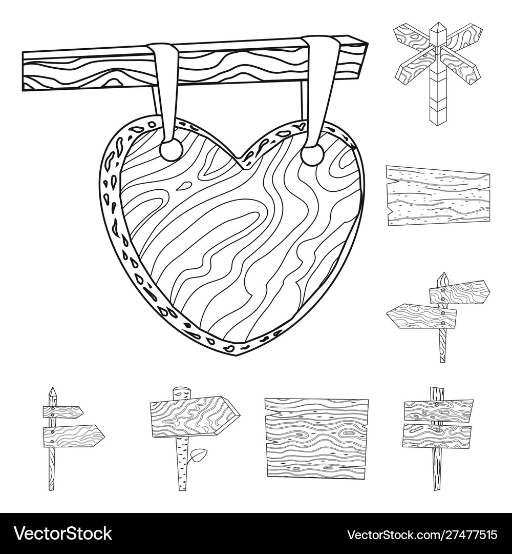 Hardwood and material logo Royalty Free Vector Image