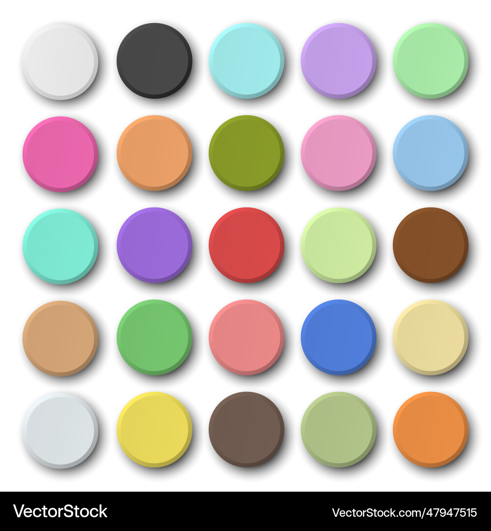 Realistic round pharmaceutical medical Royalty Free Vector