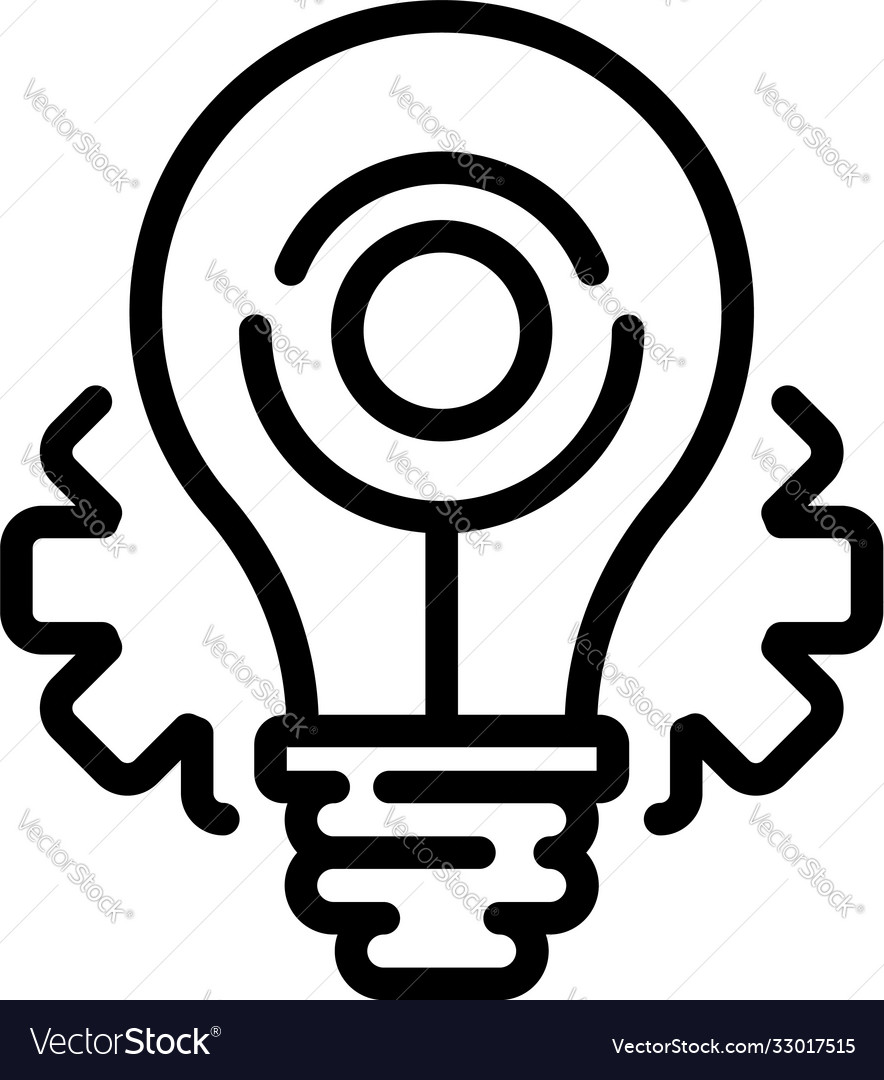 Restructuring idea icon outline style Royalty Free Vector Restructuring idea icon outline style Royalty Free Vector