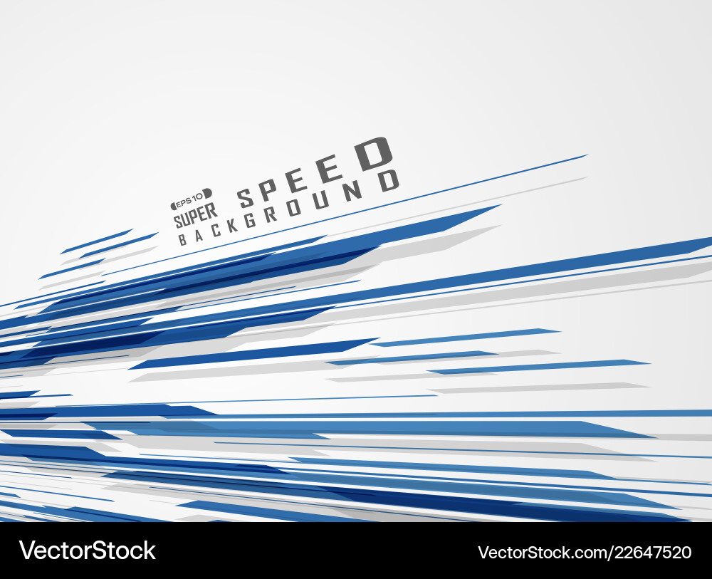Blue technology line pattern of speed futuristic Vector Image