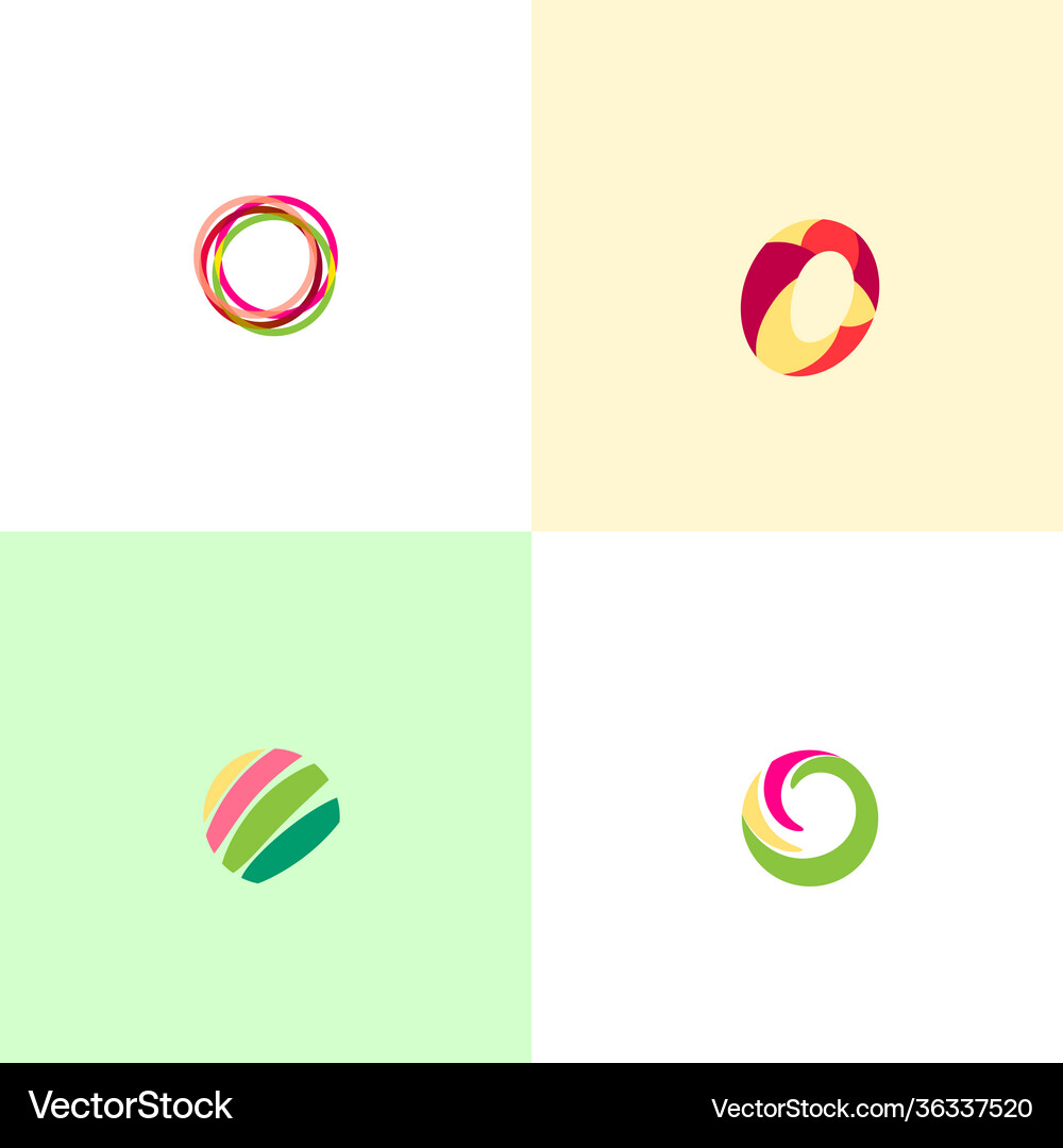 Different abstract trendy symbols for your design Vector Image
