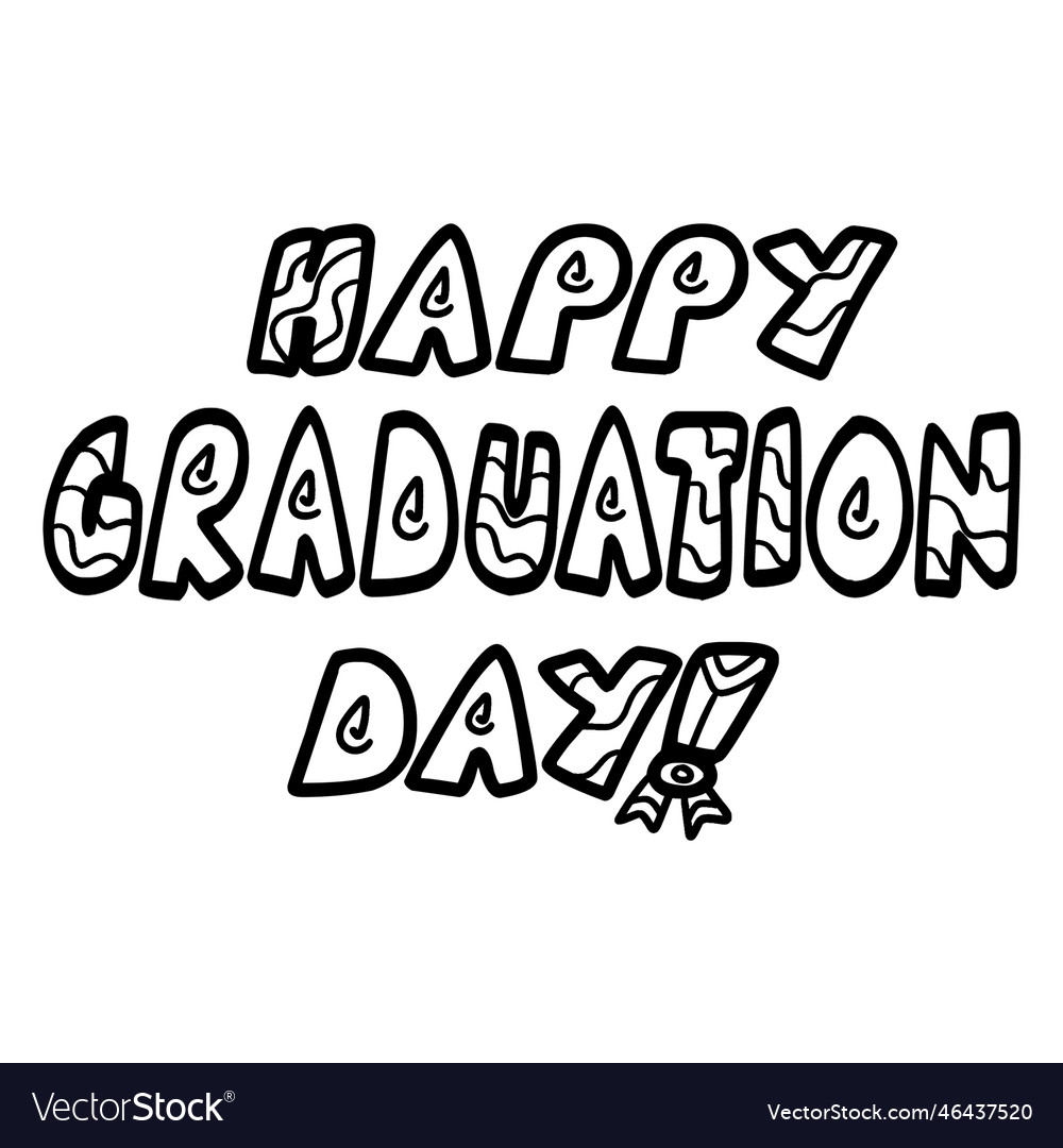 Graduation Day Clipart Black And White