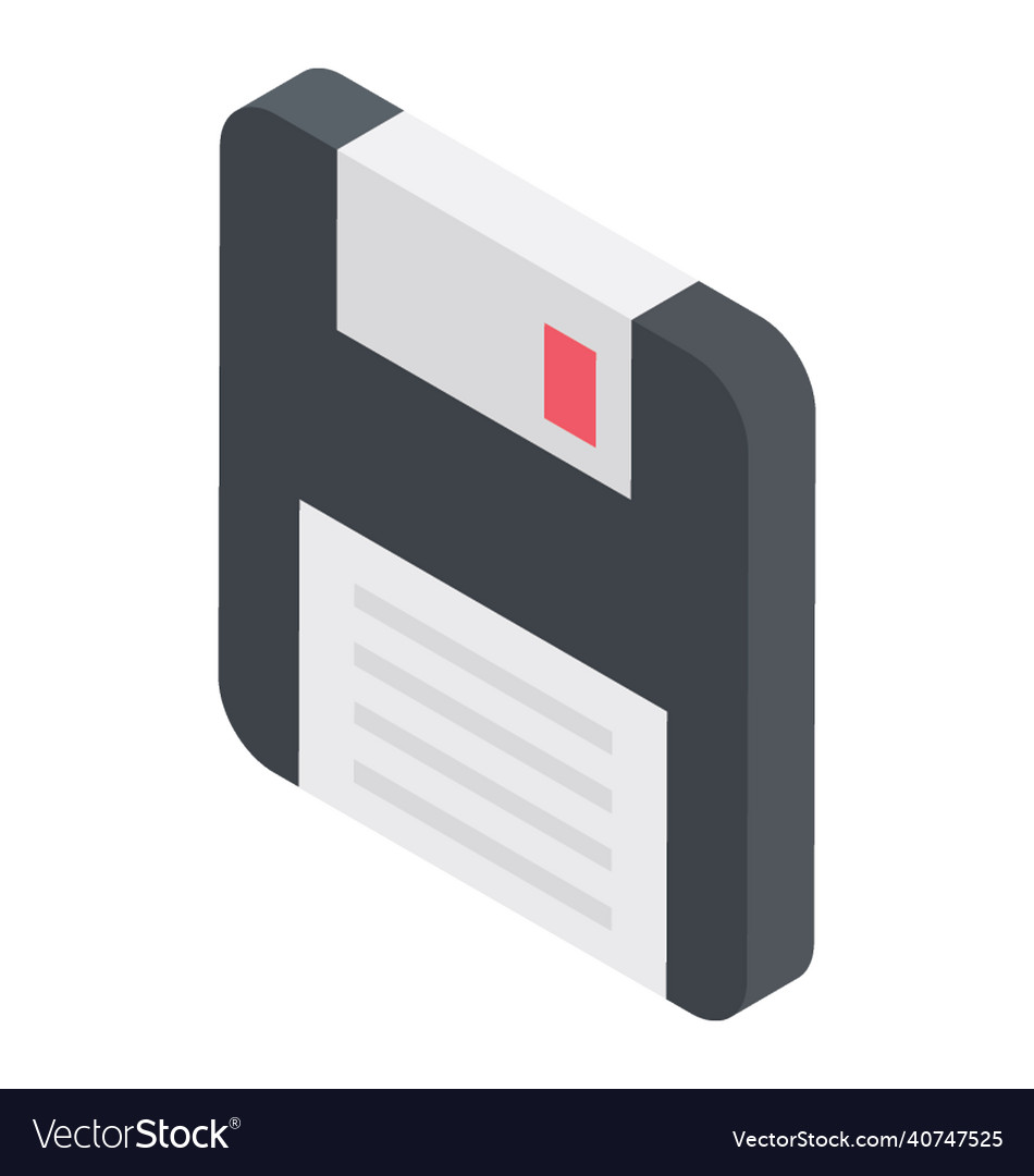 Floppy Royalty Free Vector Image - VectorStock
