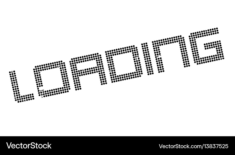 Loading rubber stamp Royalty Free Vector Image