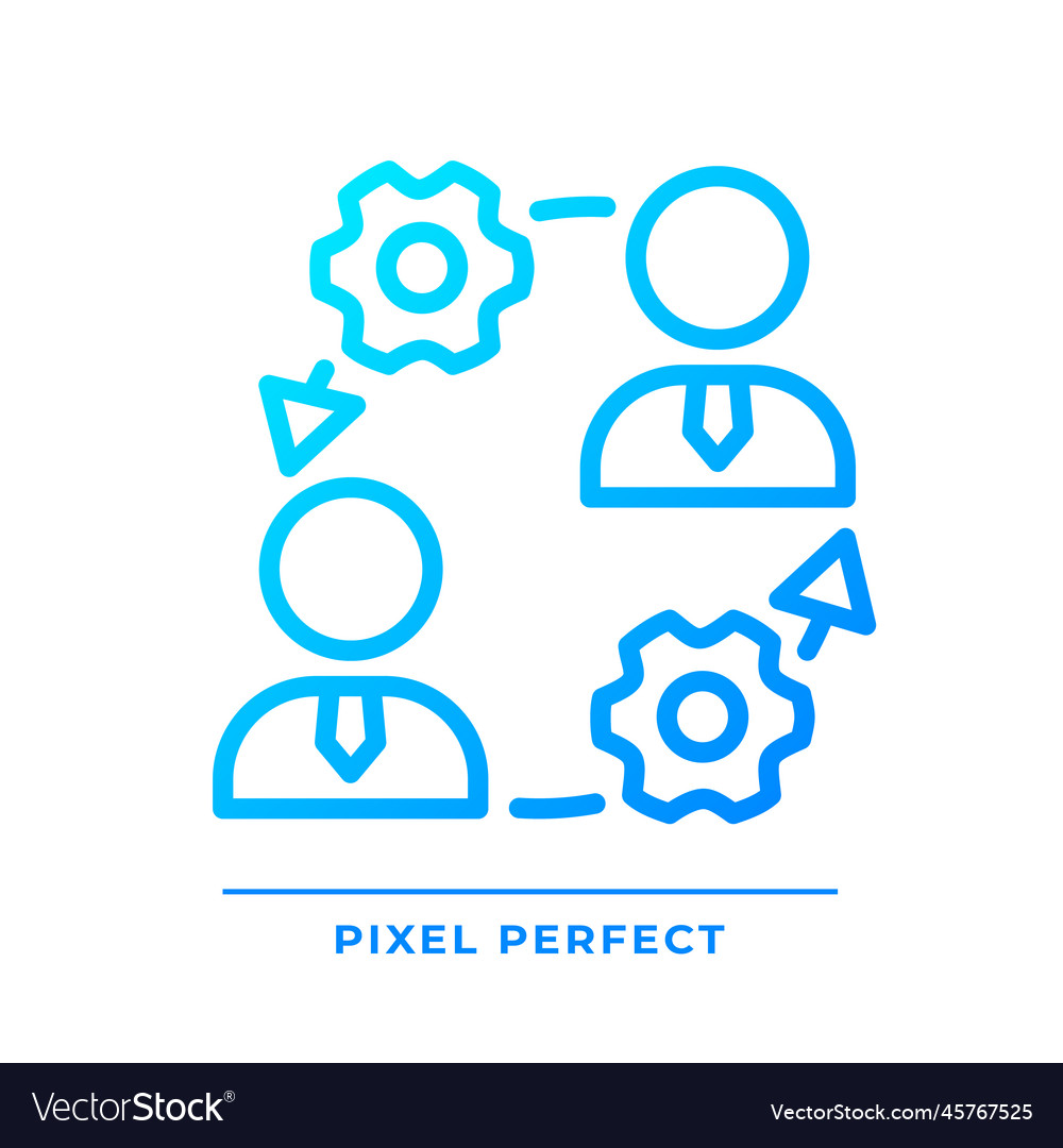 Onboarding pixel perfect gradient linear icon Vector Image Onboarding pixel perfect gradient linear icon Vector Image