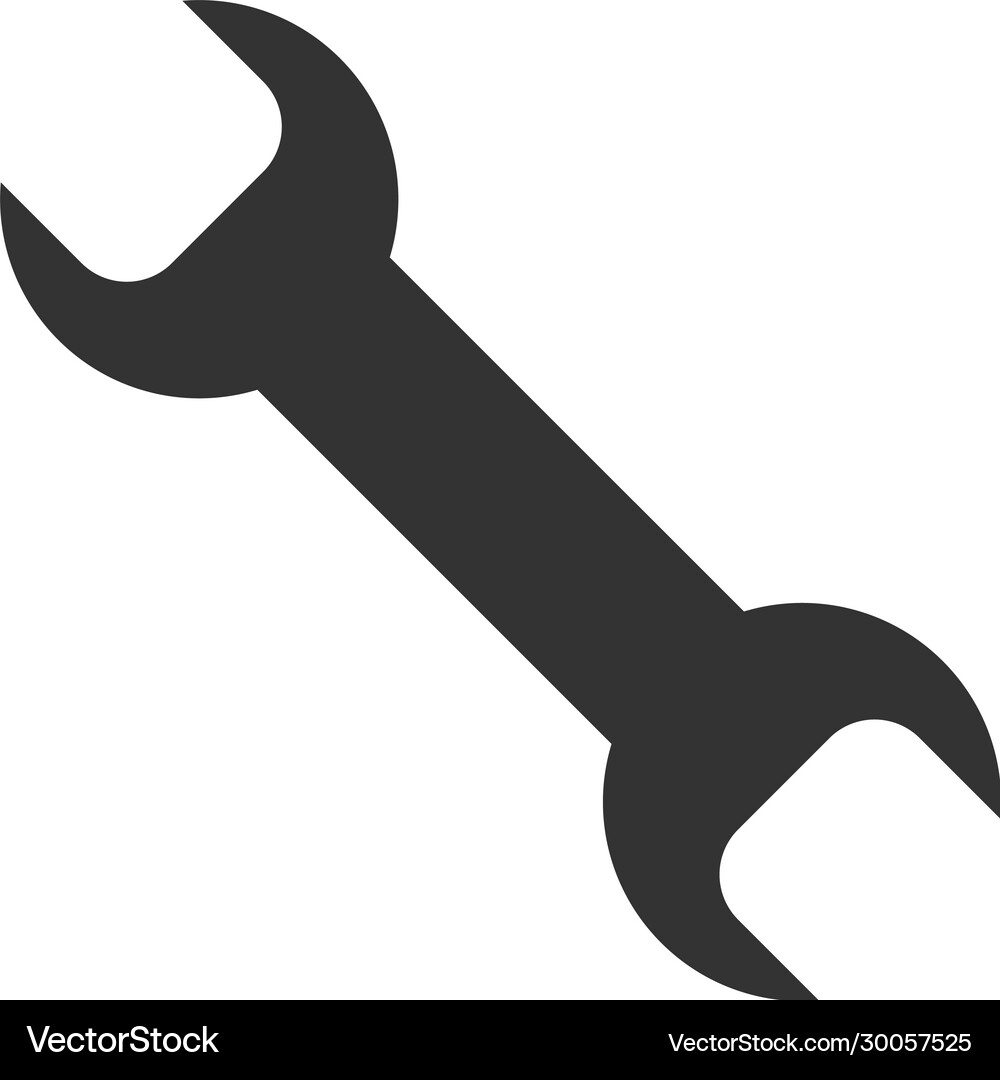Repair wrench icon Royalty Free Vector Image - VectorStock