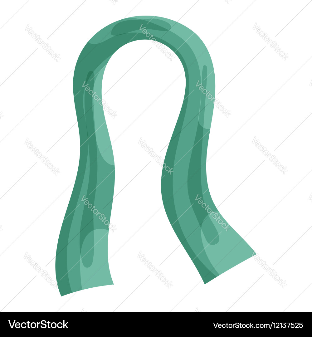 Scarf icon cartoon style Royalty Free Vector Image