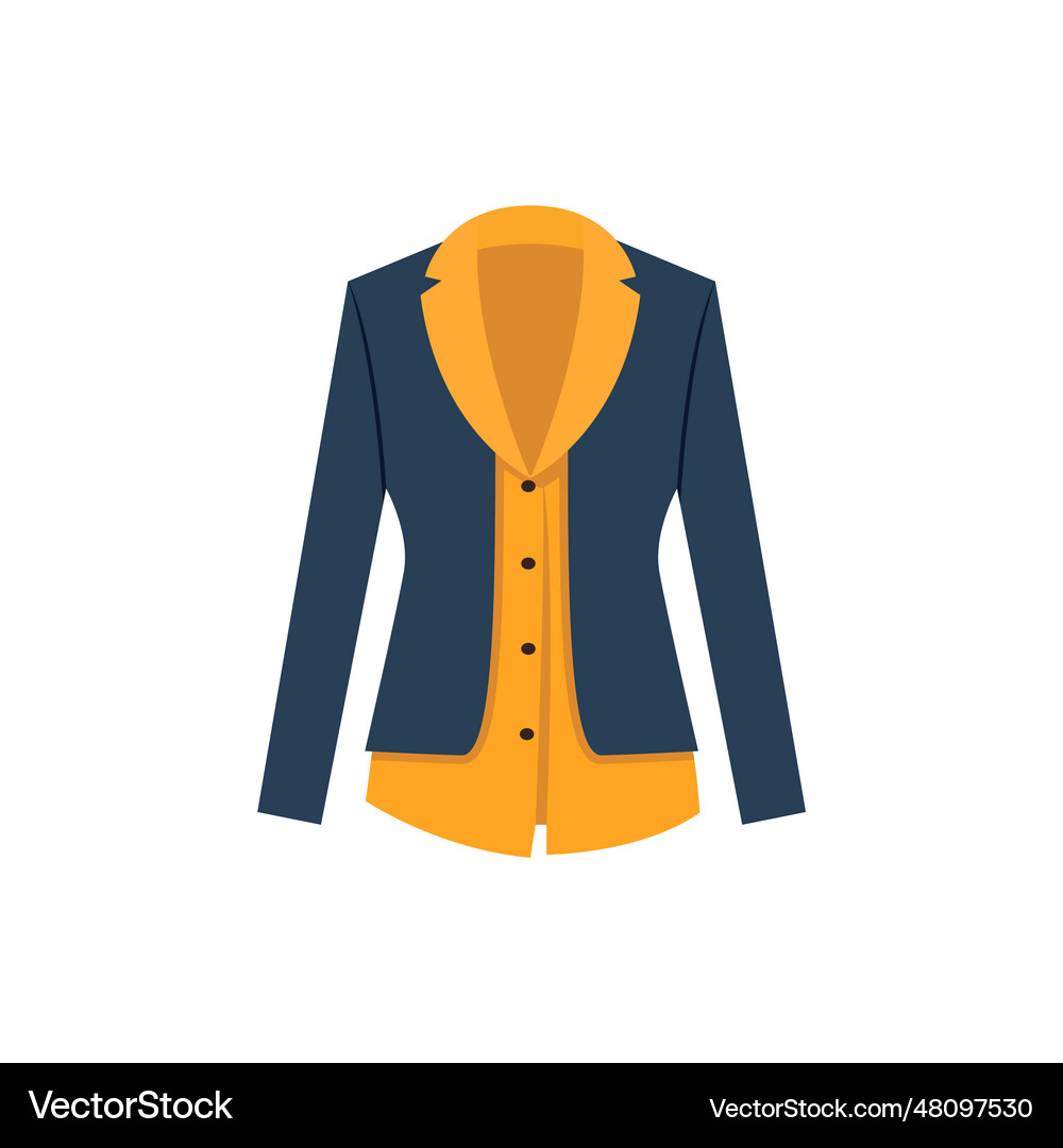 Business woman suit design template elements Vector Image
