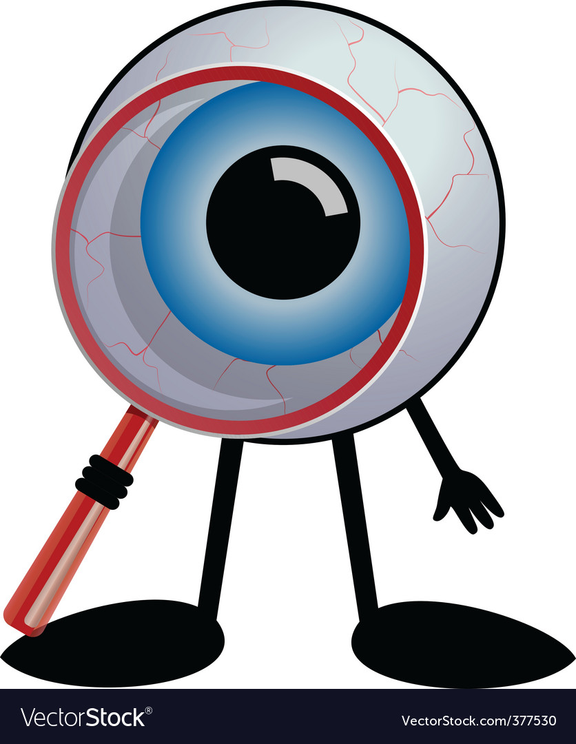 Detective eye Royalty Free Vector Image - VectorStock