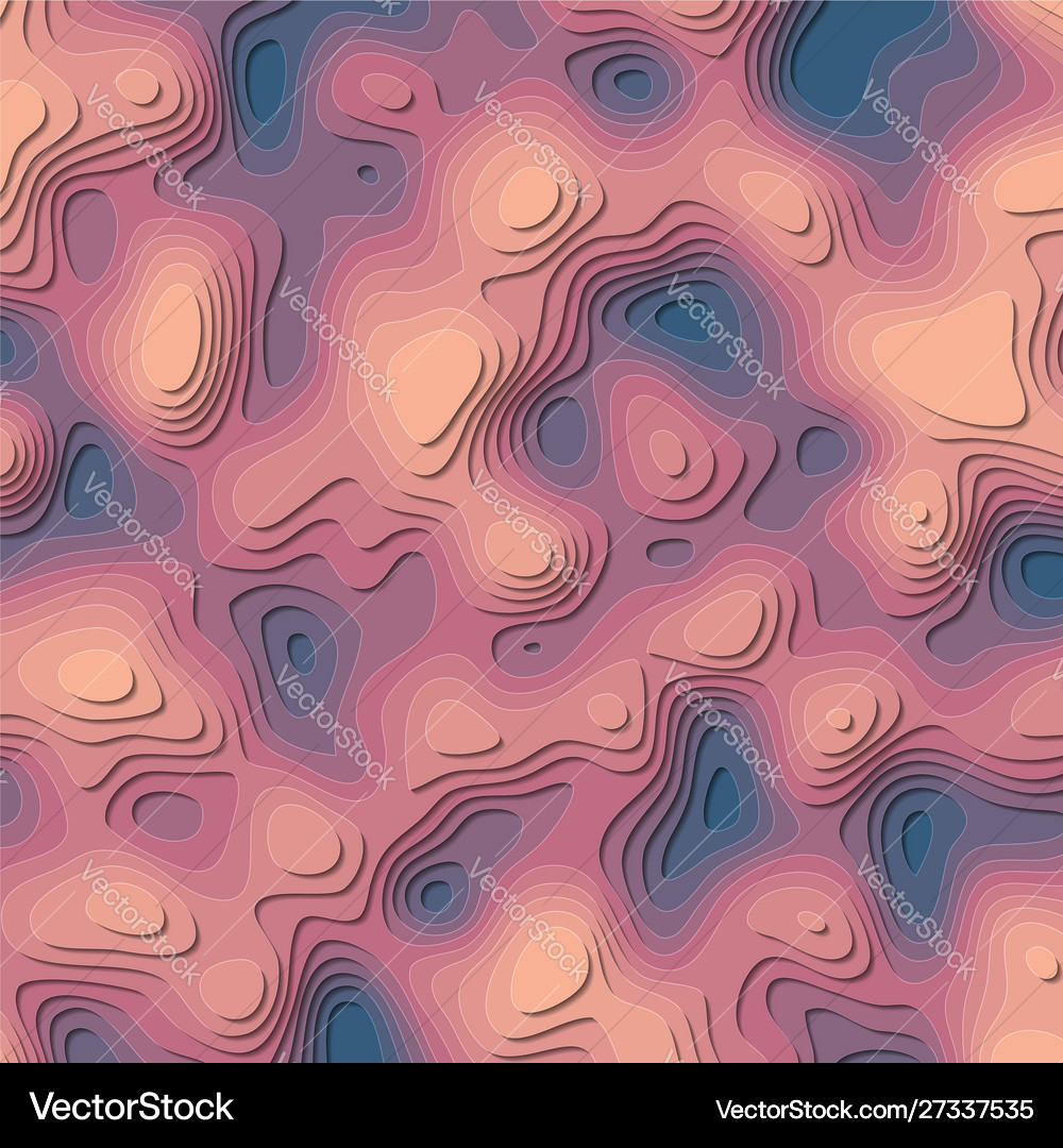 Abstract color 3d paper art background Royalty Free Vector