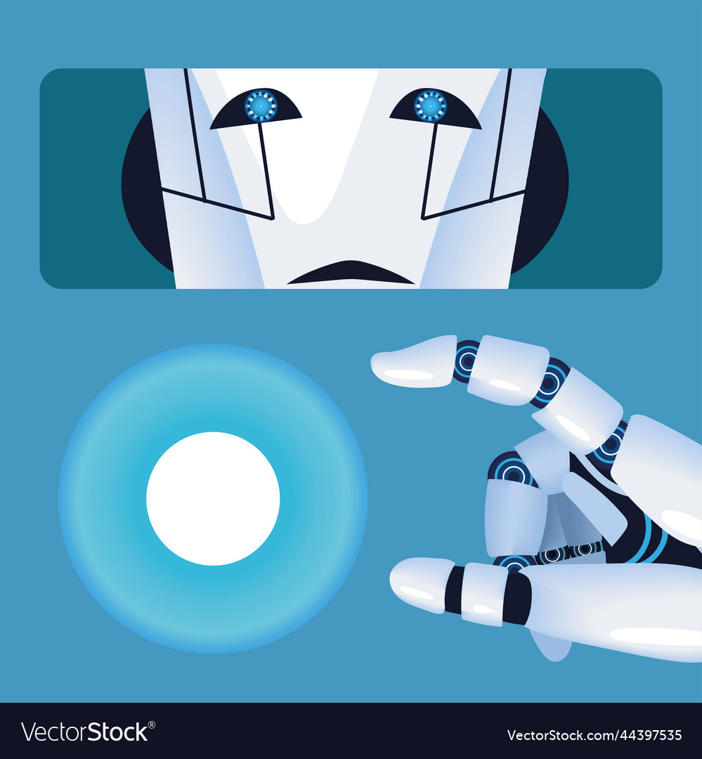 Artificial intelligence technology Royalty Free Vector Image
