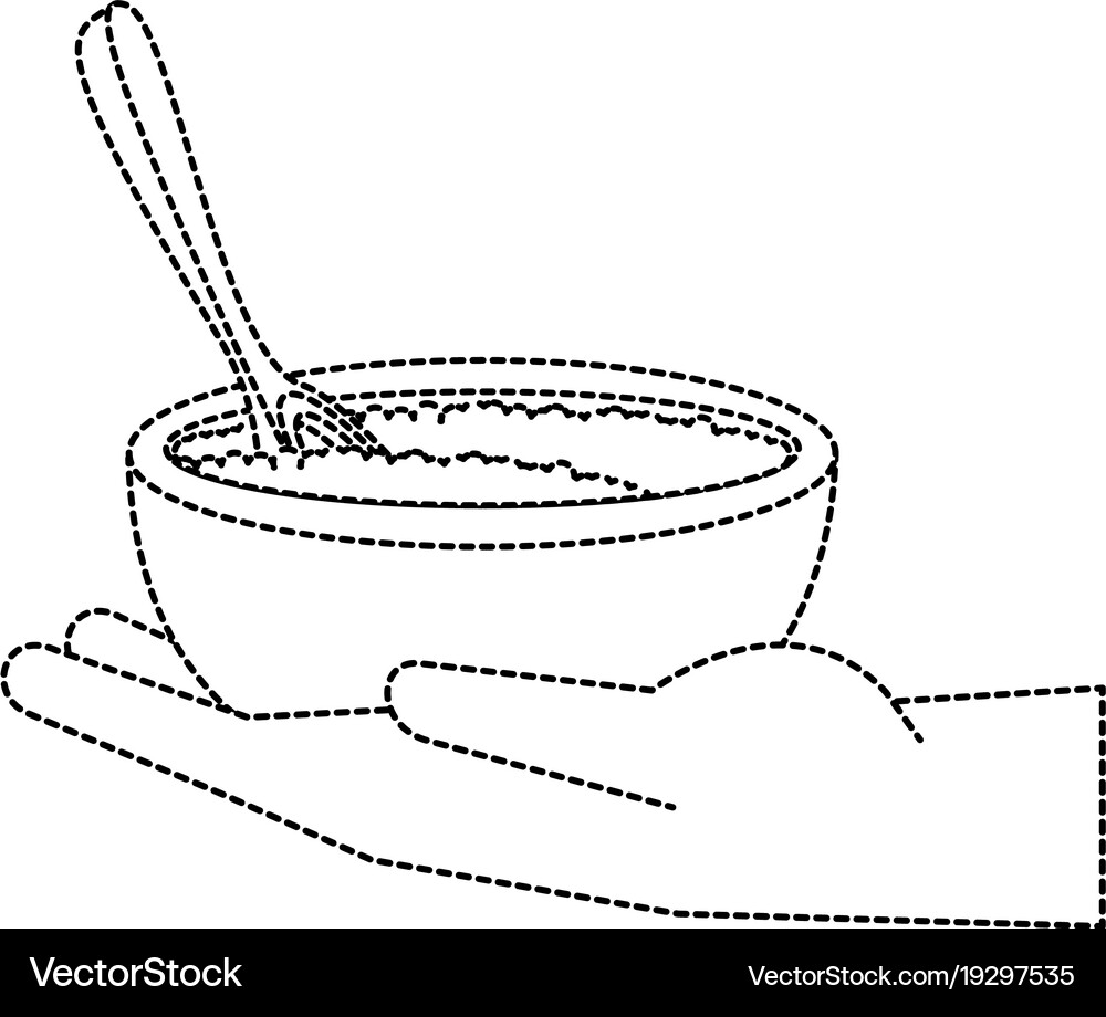 Spa sea salt in bowl Royalty Free Vector Image