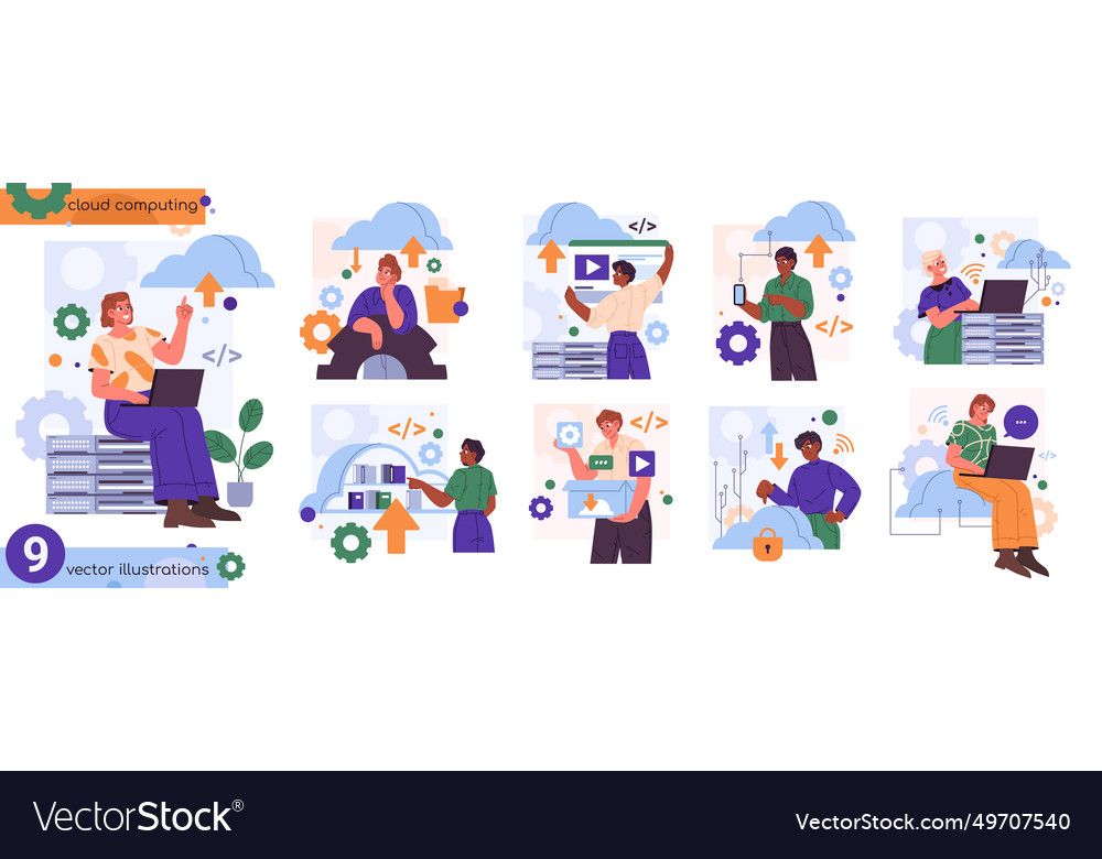 Cloud computing systems for administrators at work