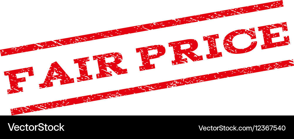 Fair price watermark stamp Royalty Free Vector Image